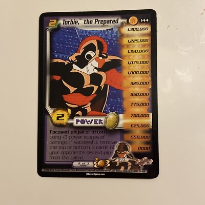 DBZ Torbie The Prepared #144 5 Star Rare World Games Saga Dragon Ball Z ...