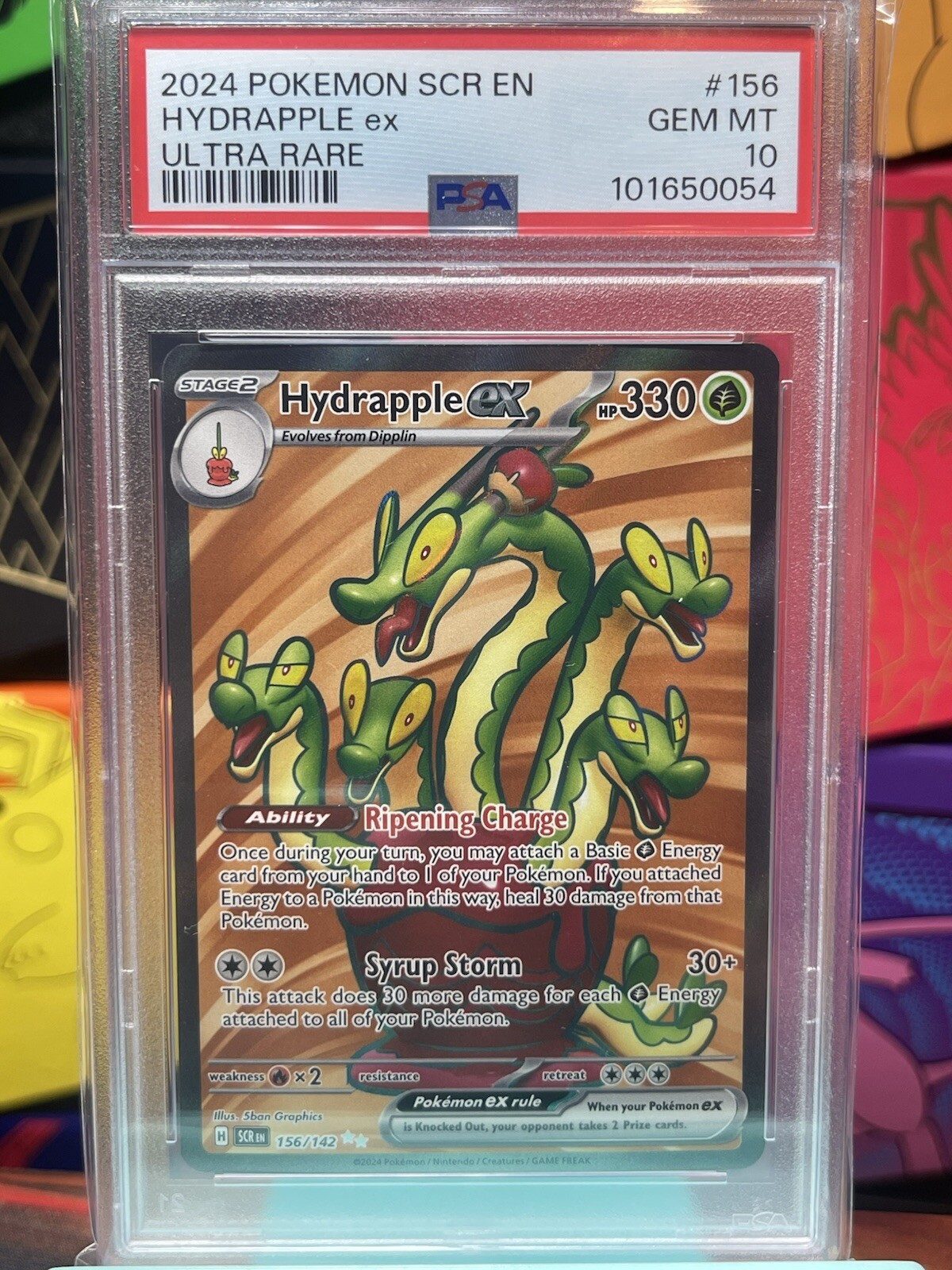 Hydrapple ex 2024 Scarlet & Violet: Stellar Crown #156/142 Ultra Rare ...