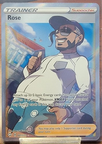 Pokemon Shining Fates Rose Full Art Trainer 071/072 | eBay