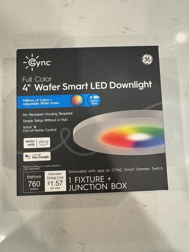 GE - CYNC 4 Inch Wafer Smart LED Downlight Fixture | eBay