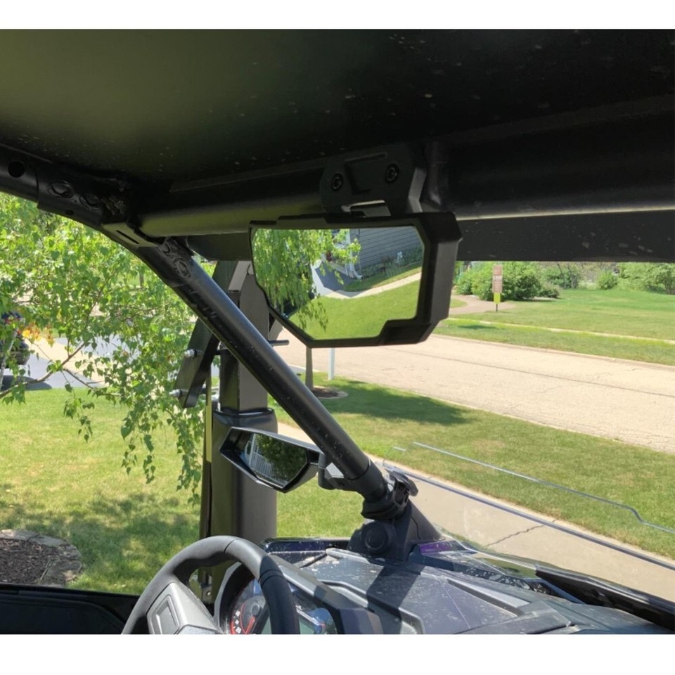 UTV Center Rear View Mirror Convex for Polaris RZR PRO XP /4/Turbo R ...
