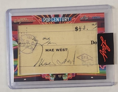 2023 Leaf Metal Pop Century Cut Signatures #CS-MW1 MAE WEST Autograph ...