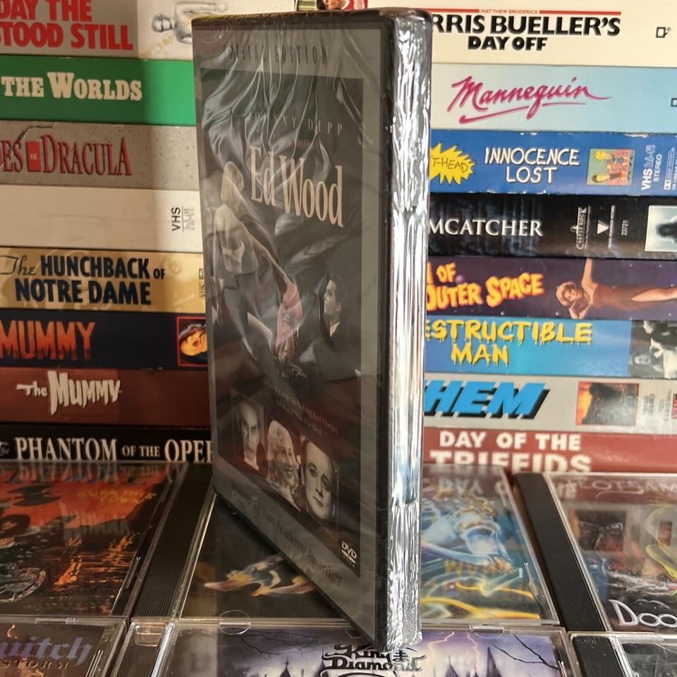 Ed Wood 1994 DVD New Johnny Depp Martin Landau Tim Burton Oscar Winning ...