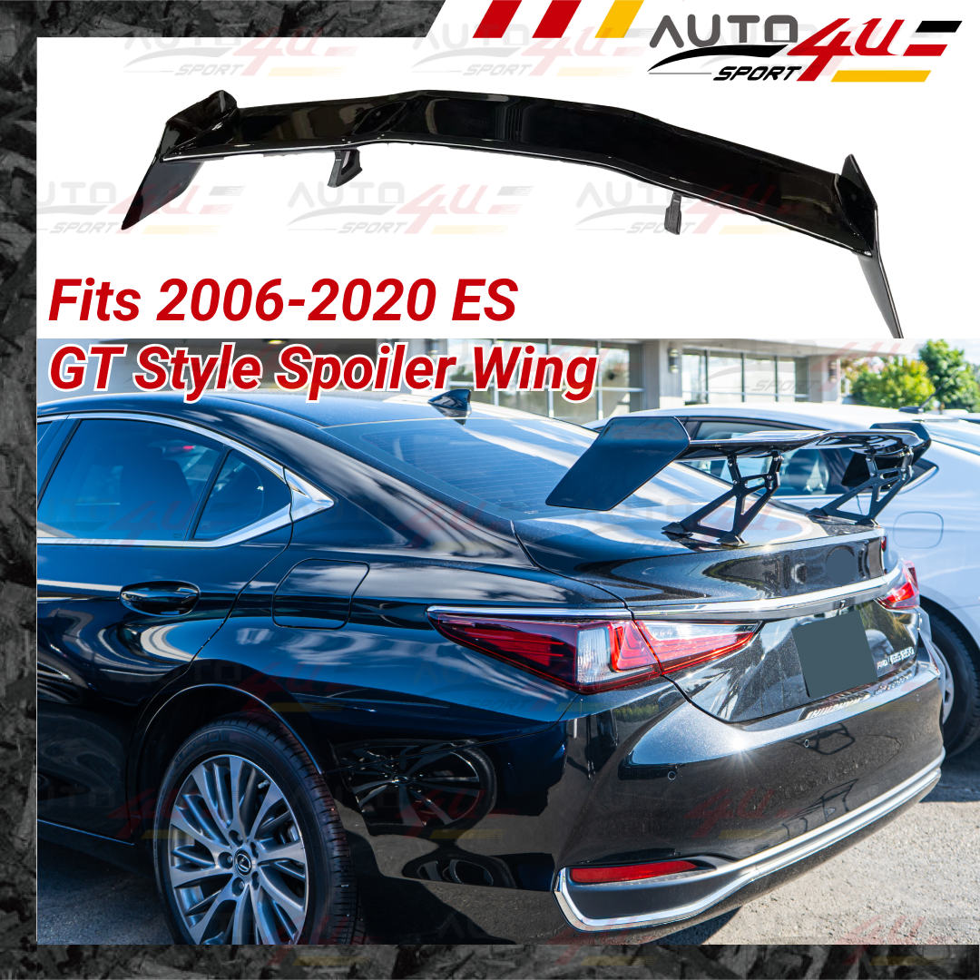 For 2006-2023 Lexus ES F Sport VIP GT Style Glossy Black Rear Trunk ...