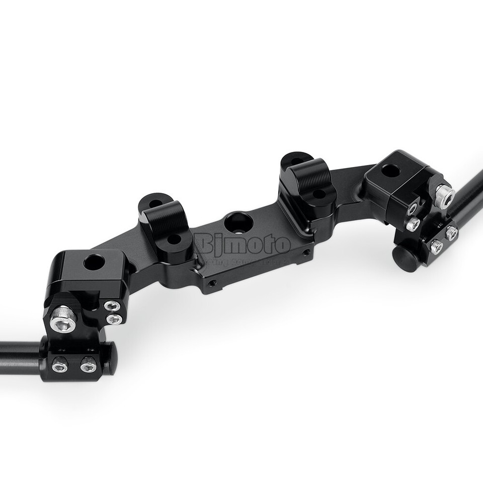 CNC Aluminum Clip-On Adapter Plate Handlebar For Kawasaki Z900 2017 ...