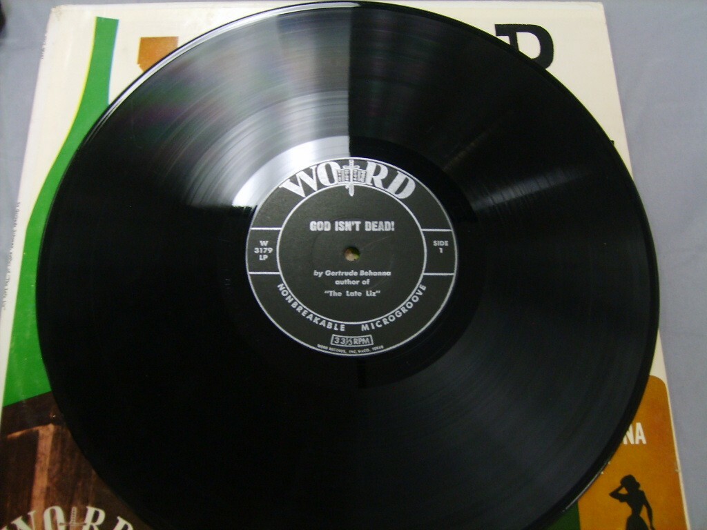 Gertrude Behanna GOD ISN'T DEAD Vinyl LP Word Records Incorporated 12 ...