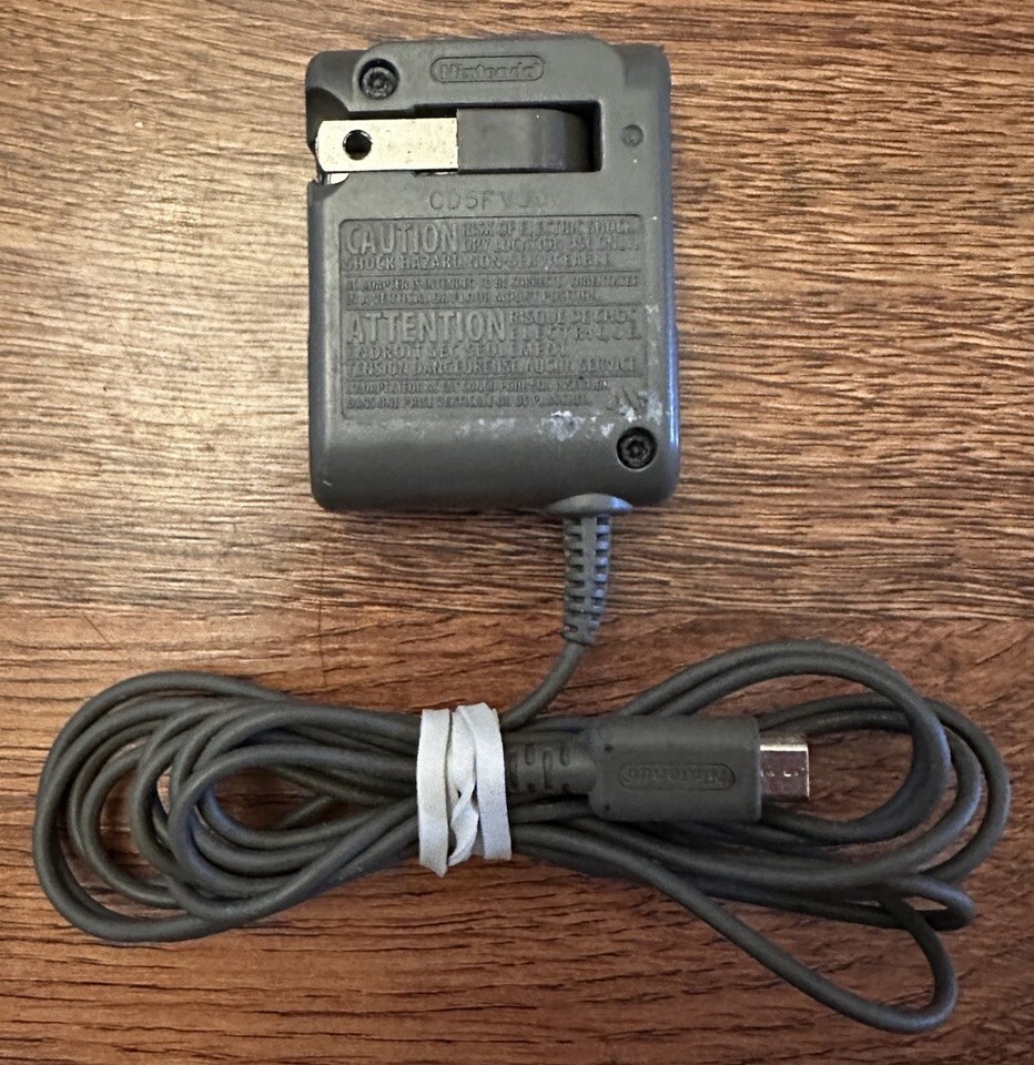 Nintendo DS Lite Charger AC Adapter OEM Grey Authentic USG-003 Tested ...