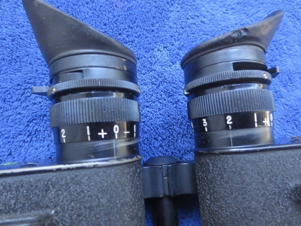 VINTAGE US WW2 NAVY BINOCULARS 7X50 BINOCULARS AND CASE MADE BY SARD | eBay