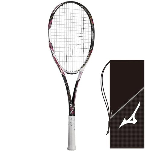New Mizuno Soft Tennis Racket for Backcourt Players 63JTN06664 BK/PI ...