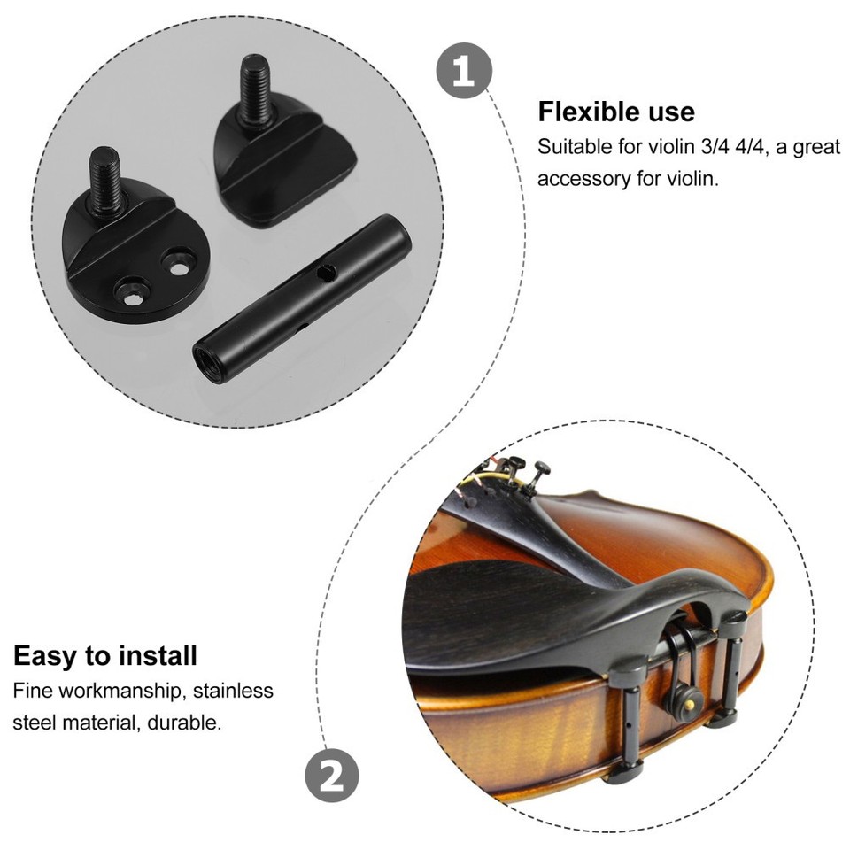 3 /4 Violin Parts and Accessories Chin Rest Hardware Screw for Clamp ...