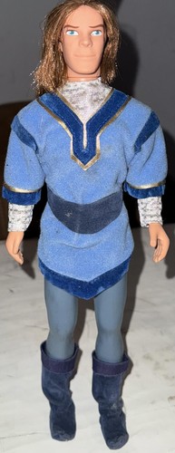 Vintage Prince Doll Blue Medieval Outfit Removable Boots Mattel 1980s ...