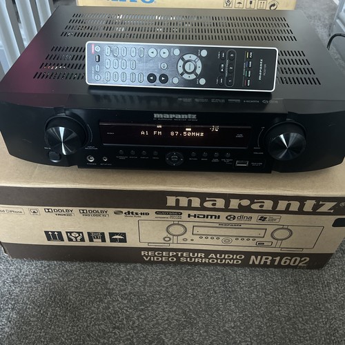 Marantz NR1602 AV Surround Receiver 7.1 HDMI Dolby Digital DTS w/Remote ...