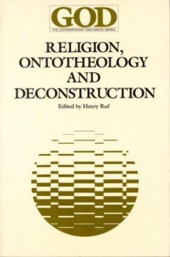 Religion, Ontotheology and Deconstruction by Henry Ruf (1999, Hardcover ...