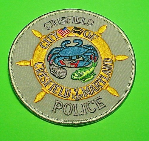 CRISFIELD MARYLAND MD ( BLUE SHELL CRAB ) 4" POLICE PATCH FREE SHIPPING ...