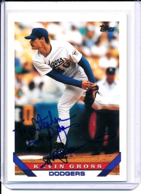 1993 TOPPS KEVIN GROSS DODGERS signed IN PERSON AUTO AUTOGRAPH | eBay