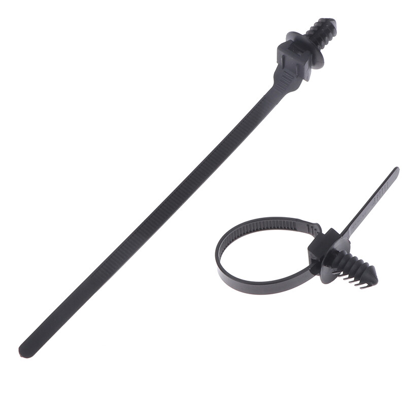 Removable Threaded M6 M8Hole Nylon Plastic Vehicle Cable Tie Car ...
