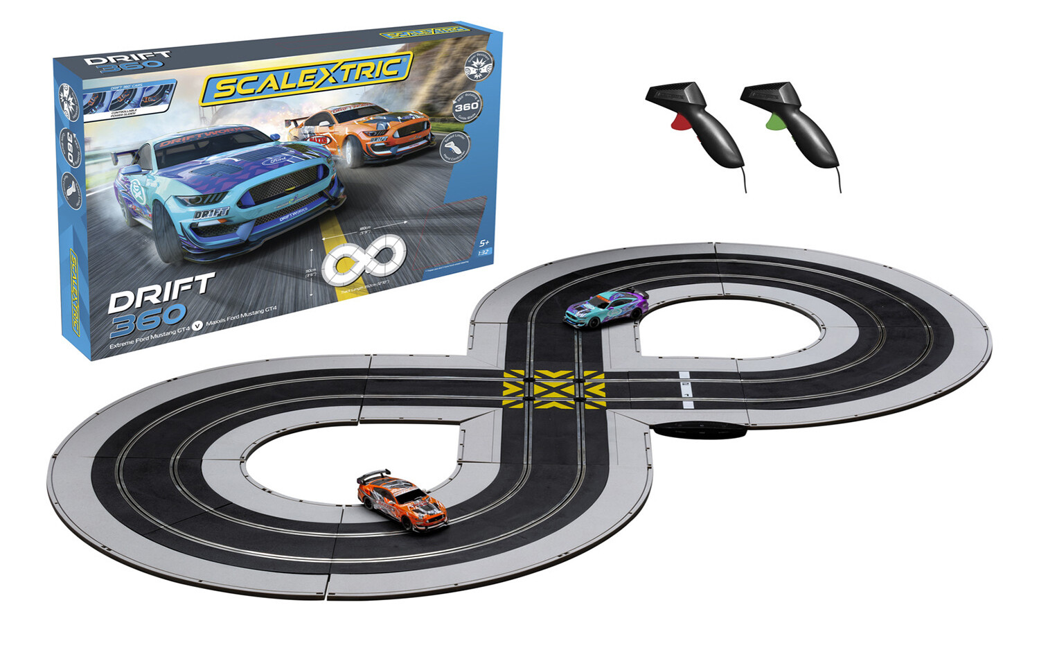 Scalextric Drift 360 Race Slot Car Set C1421S | eBay