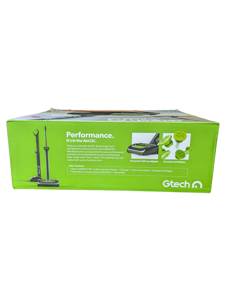 Gtech AirRAM K9 Upright Cordless Vacuum New in Box – Unused, Complete ...