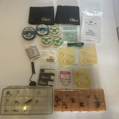 ORVIS Fishing Lot Various Quantities Left On Spools And In Leader ...