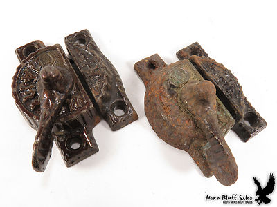 Windows, Sashes & Locks - Iron Victorian Window Sash Locks