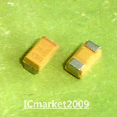 500 PCS 1UF/16V A 3216-18 SMA Type 1206 SMT Chip Tantalum capacitor 105 ...