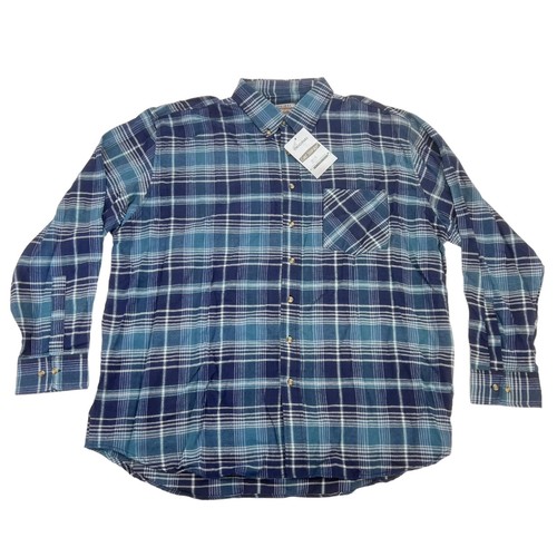 NEW Original Cold Storage Mens Sz 2XL XXL Plaid Chamois Flannel Shirt ...