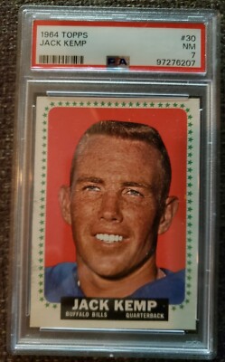 1964 Topps #30 Jack Kemp Buffalo Bills Vintage Original Football Card ...