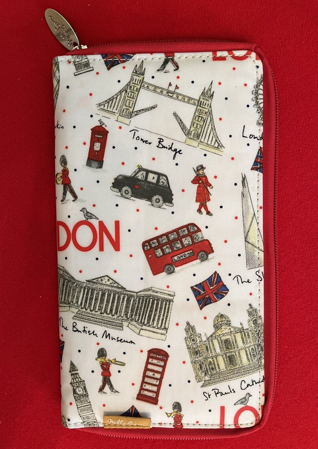 Milly Green NEW Travel Documents Wallet - London Icons - Designed in ...