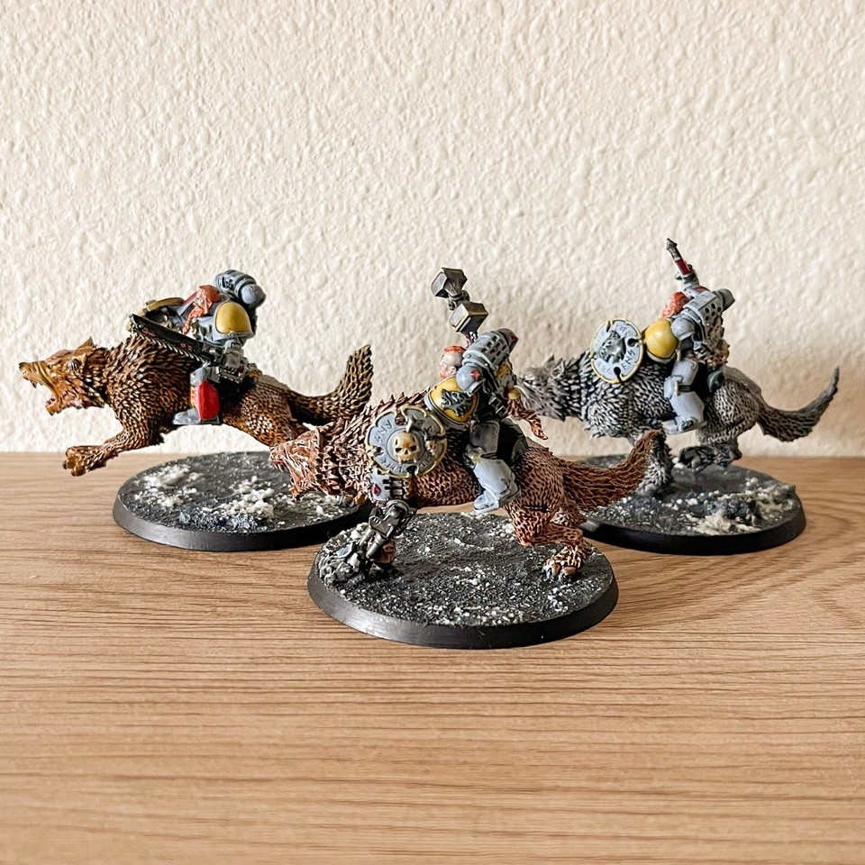 Warhammer 40k Primaris Marines - Painted Space Wolves Army - (242) | eBay