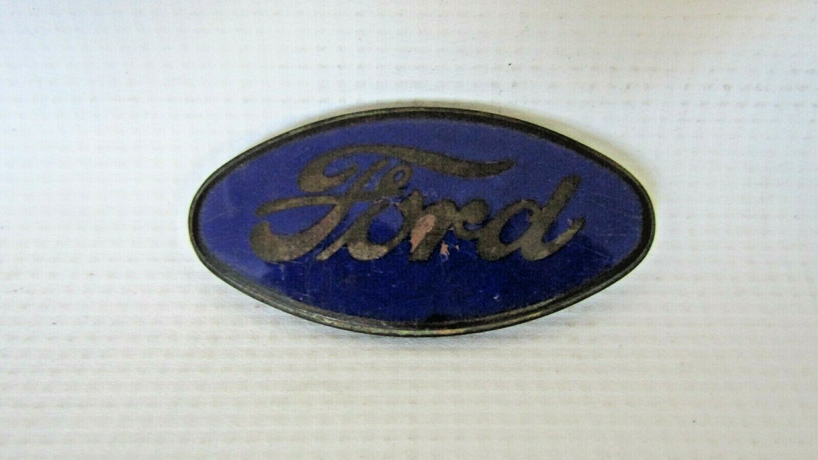 1928-1930 Ford Model A Radiator Shell Emblem | Blue | Genuine OEM Used ...