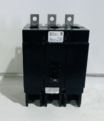 Eaton GHB3050 50 Amp 3 Pole 277/480V Circuit Breaker GHB3050 | eBay