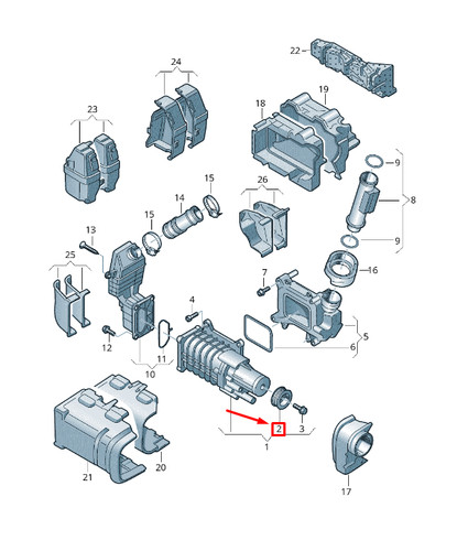 NEW VW EOS 1F TURBOCHARGER POLY V-BELT PULLEY 03C145269B ORIGINAL | eBay
