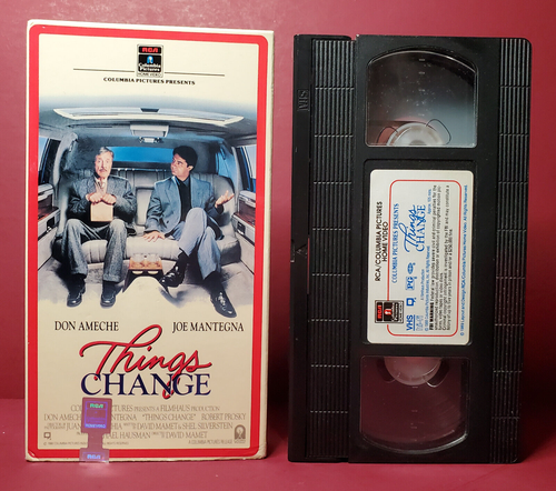 VHS Things Change, Joe Mantegna, Don Ameche, TESTED Buy2Get1 | eBay