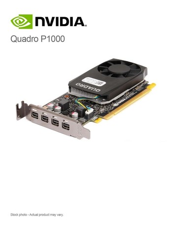 Nvidia Quadro P1000, 4GB GDDR5, 4x Mini DP, Low Profile/Full Height | eBay
