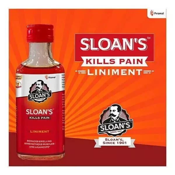 Sloan's Liniment Pain Killer (71ml) For Swelling Pain , Muscle Pain ...