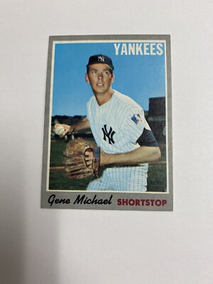 1970 Topps Baseball Gene Michael New York Yankees Card #114 | eBay