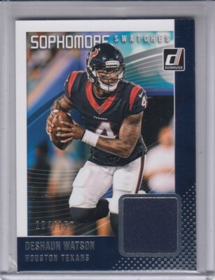 DESHAUN WATSON 2018 Panini Donruss Sophomore Swatch #5 SSDW 104/150 ...