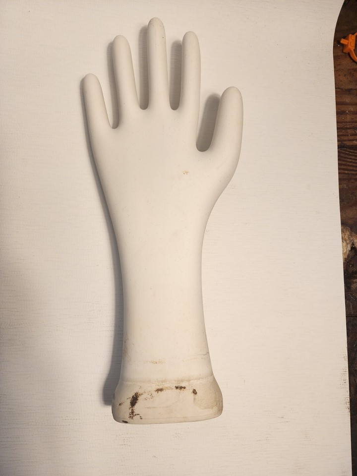 Shinko Porcelain Hand Glove Mold Display Jewelry Mannequin Industrial ...