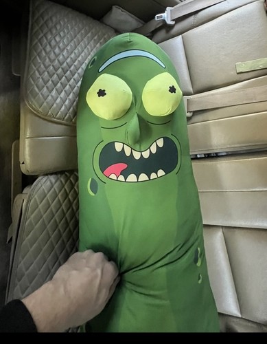 Rick And Morty 42” Tall Giant Pickle Rick Plush With Tags Almost 4 Feet ...