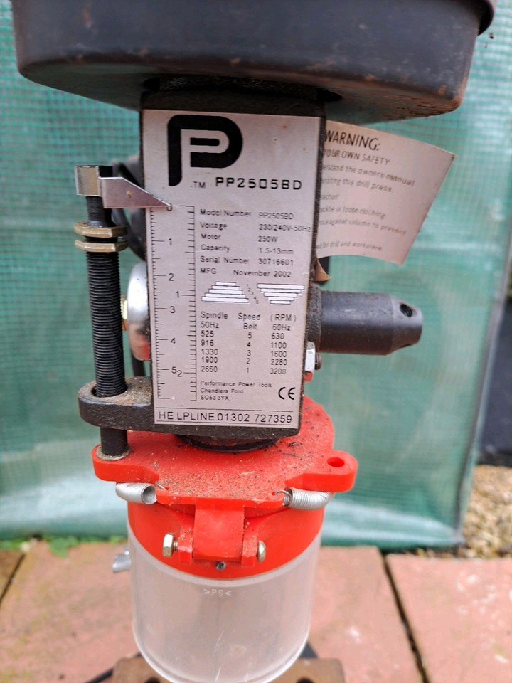 Performance Power PP2505BD Bench Piller Drill | eBay UK