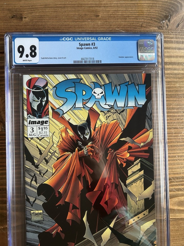 CGC 9.8 SPAWN # 3 ~ 1992 Image Comic VIOLATOR Appearance MCFARLANE Cover | eBay
