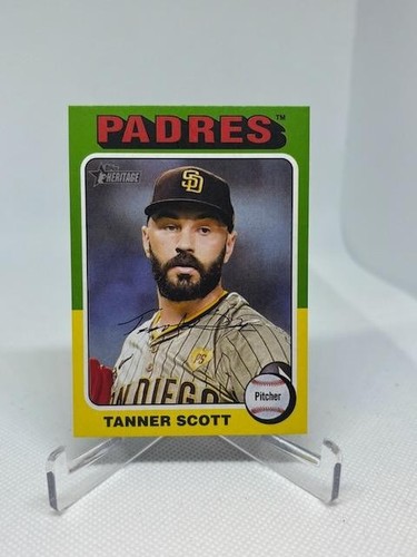 2024 Topps Heritage #506 Tanner Scott Mini (High Numbers) | eBay