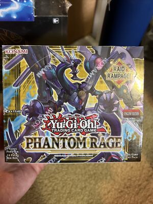 YUGIOH PHANTOM RAGE BOOSTER BOX 1ST EDITION FACTORY SEALED English | eBay