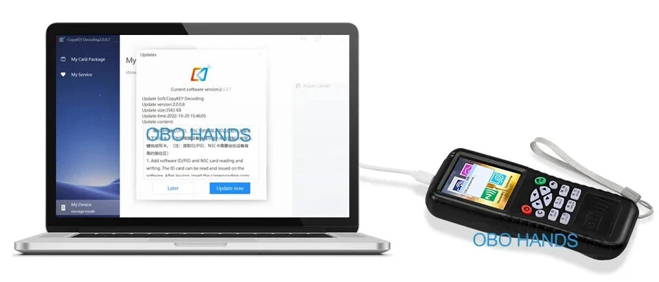 RFID Key Card Programmer Cloner NFC Copier IC/ID Reader Mobile APP ...