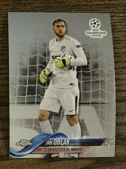 2017-18 Topps Chrome UEFA JAB OBLAK card ATLETICO MADRID | eBay