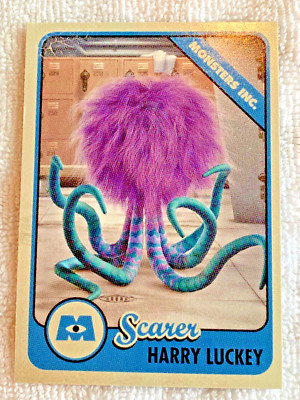 Disney Pixar Monsters Inc Scarer Trading Card #65 Harry "Bud" Luckey ...