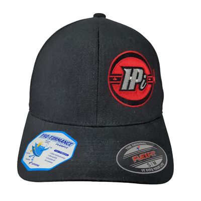 Yupoong Flexfix Men's Fitted Hat Black Size S/M Embroidered HPi Logo W ...