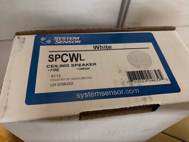 System Sensor Fire Alarm Speaker (SPCWL) for sale online | eBay