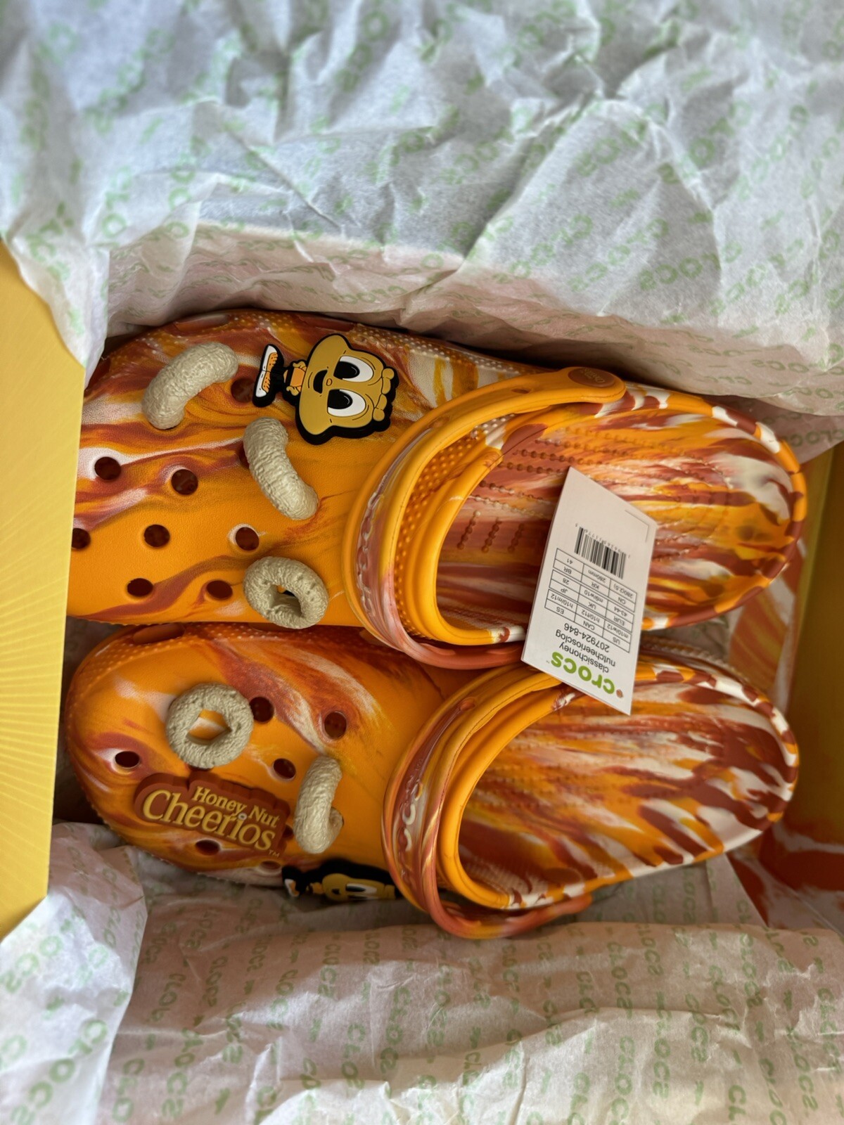 Honey Nut Cheerios Crocs Brand Men's Sizes 10 Women's… - Gem