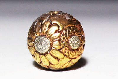 Netsuke Inro Ojime Sagemono Meiji Japanese Antique Copper Plated ...